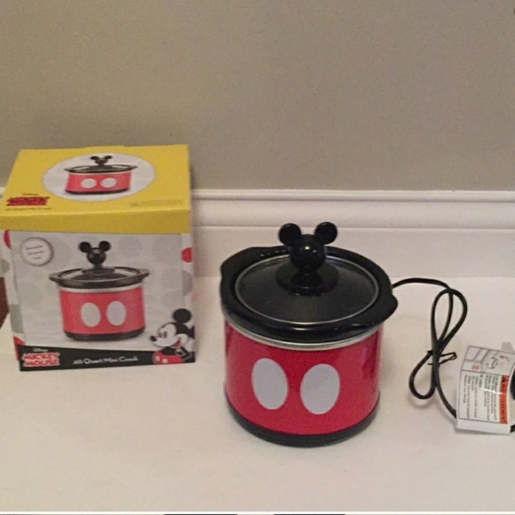 Disney | Other | Nwt Mickey Crock Pot 65 Quart Mini Cook | Poshmark